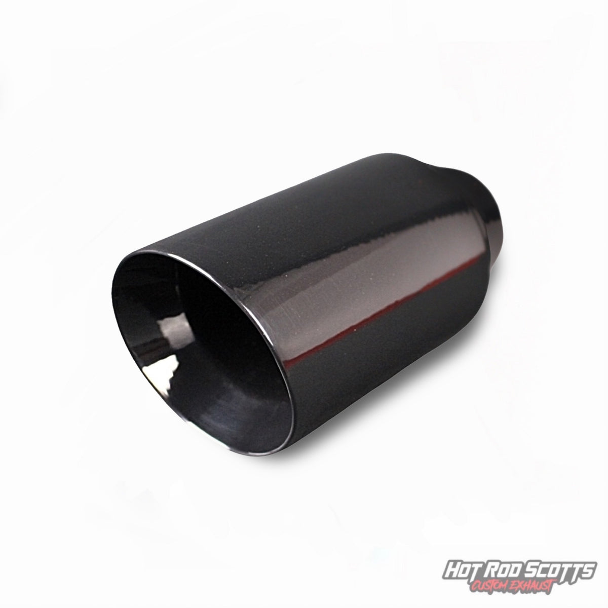 4 inch. Glossy black slash cut exhaust tip – HotRodScottsONLINE